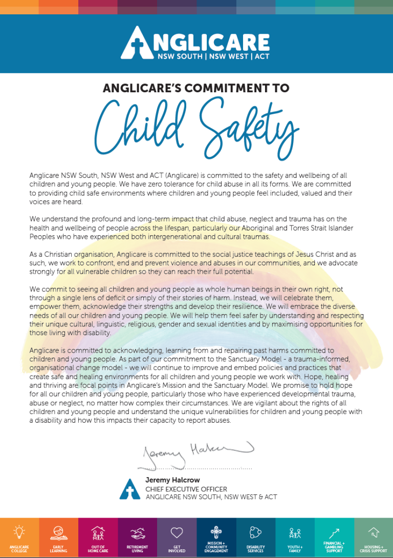 Anglicare | Child Safety