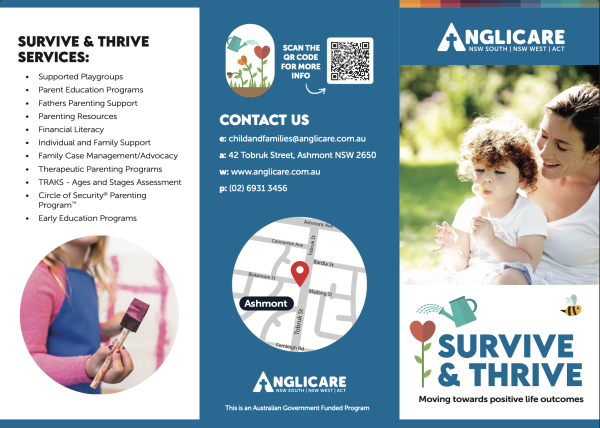 Wagga Survive &Thrive – Anglicare | NSW South, NSW West & ACT